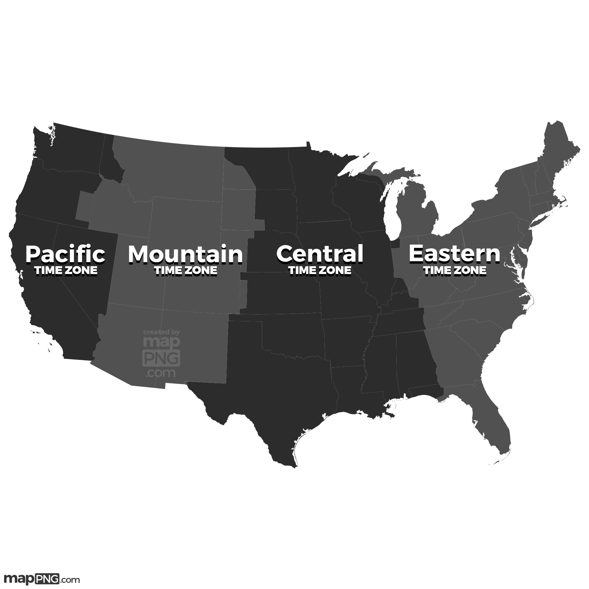Time Zone Map Printable Black And White Free Large World Time Zone Map